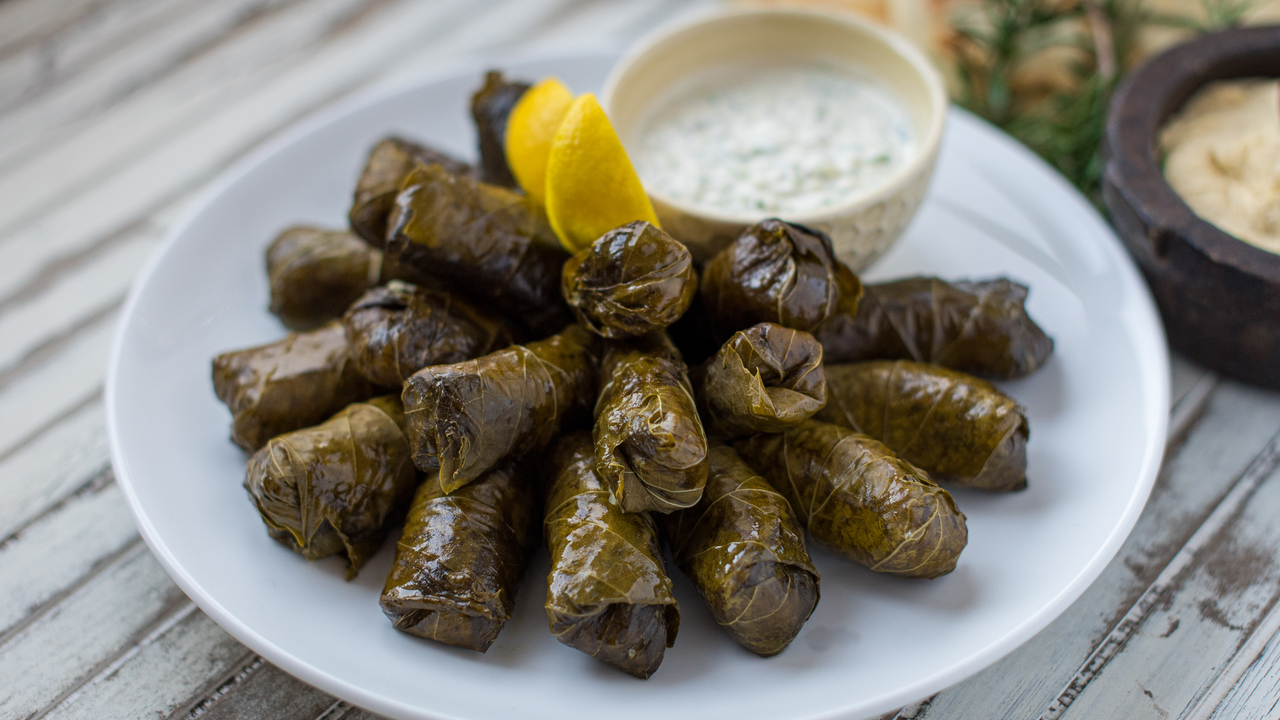 Swich | Recipes - Dolmades | Stuffed Grape Leaves